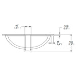 Lavabo de Bajocubierta Helvex LV MARCUS BC — PLOMERIA UNIVERSAL