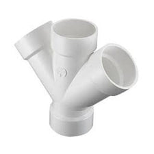 Yee Doble PVC Sanitario — PLOMERIA UNIVERSAL